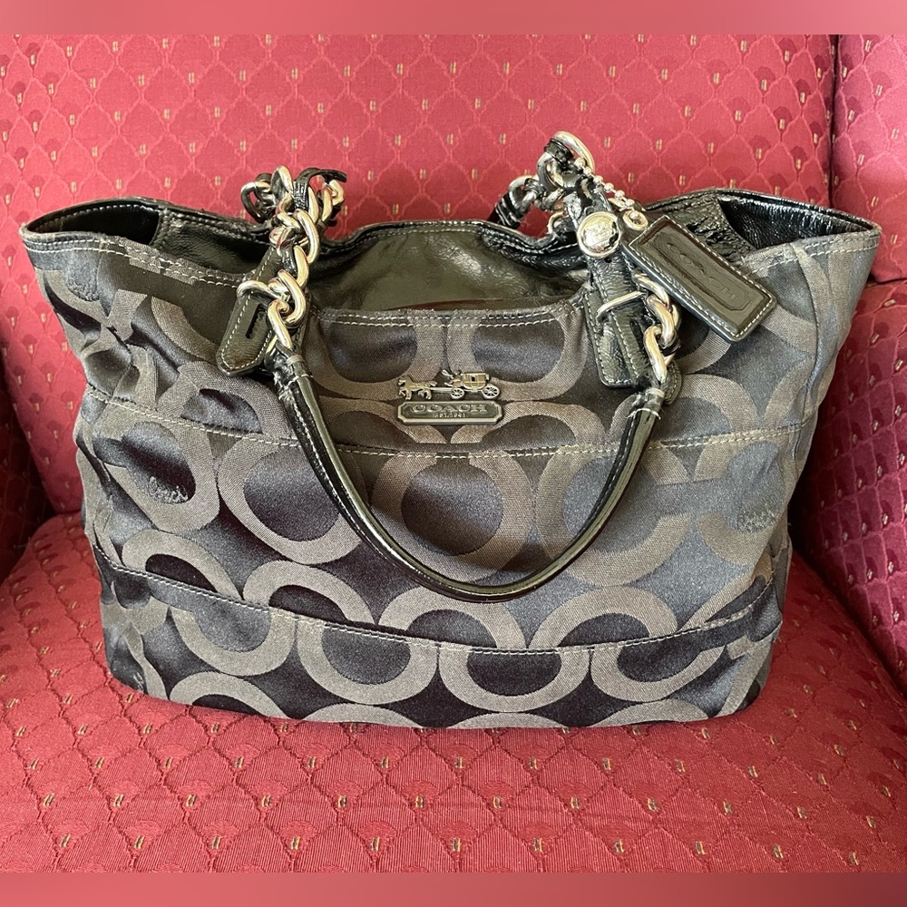 Y2k Coach Madison Signature “C” Handbag - Gem